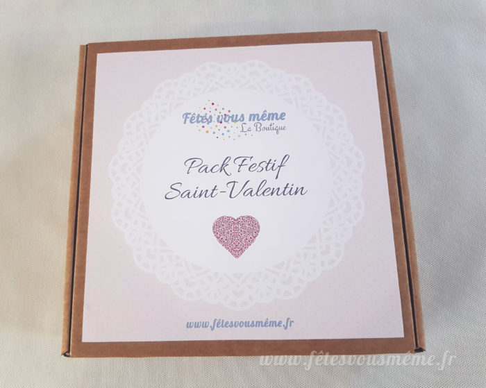 Pack Festif Saint-Valentin • Boutique Fêtes vous même