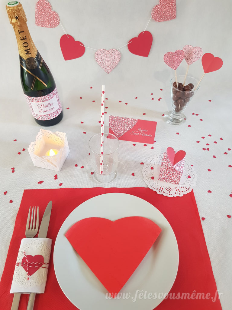 Pack Festif Saint-Valentin • Boutique Fêtes vous même