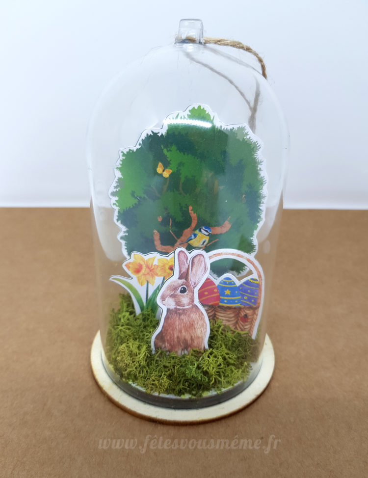 Décor printemps sous cloche • Boutique Fêtes vous même