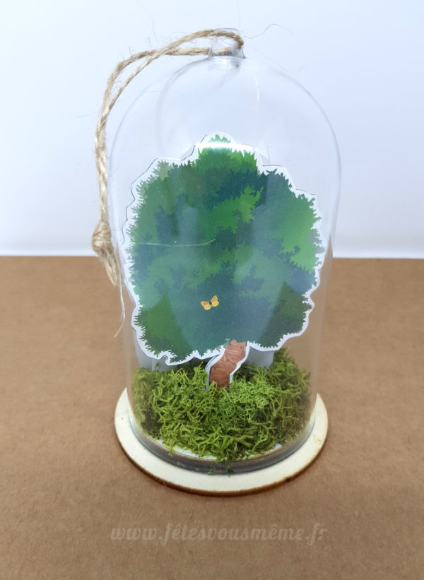 Décor printemps sous cloche • Boutique Fêtes vous même