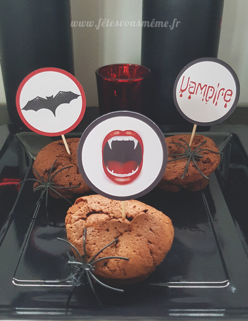 Kit déco Vampire Party pour anniversaire ou Halloween - Fêtes vous même